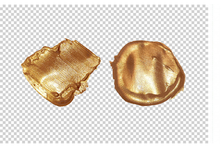 Hand drawing gold brush stroke, a Background Graphic by Aromeo