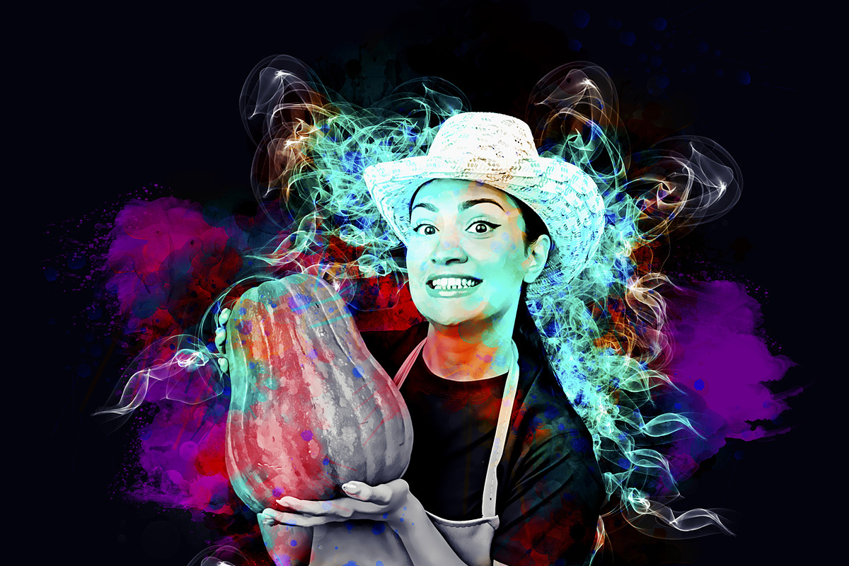 Vector Watercolor Photoshop Action, an Action Add-On by Studio Retouch