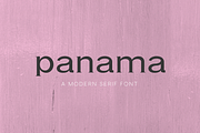 Panama - A Modern Serif Font, a Serif Font by blackdahliapress ...