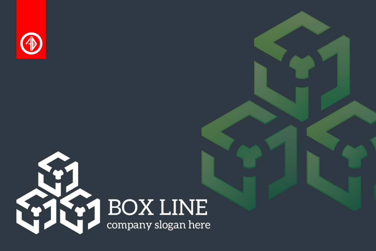 Box Line / Network - Logo Template, a Branding & Logo Template by Artha ...