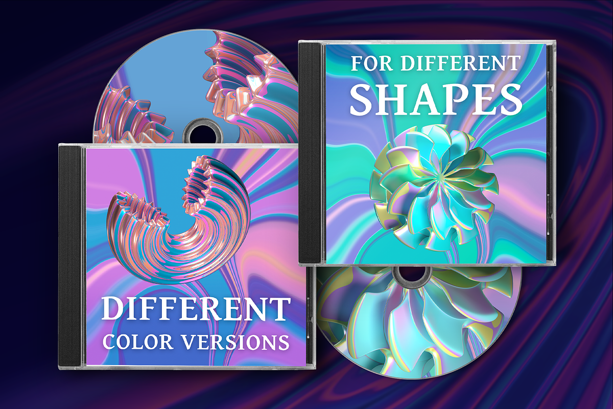 Quirky shapes and gradients, an Object Graphic by Fox's Monday ...