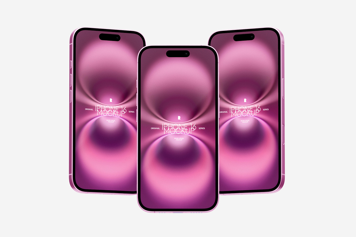 iPhone 16 Pro Mockups 17 PSD