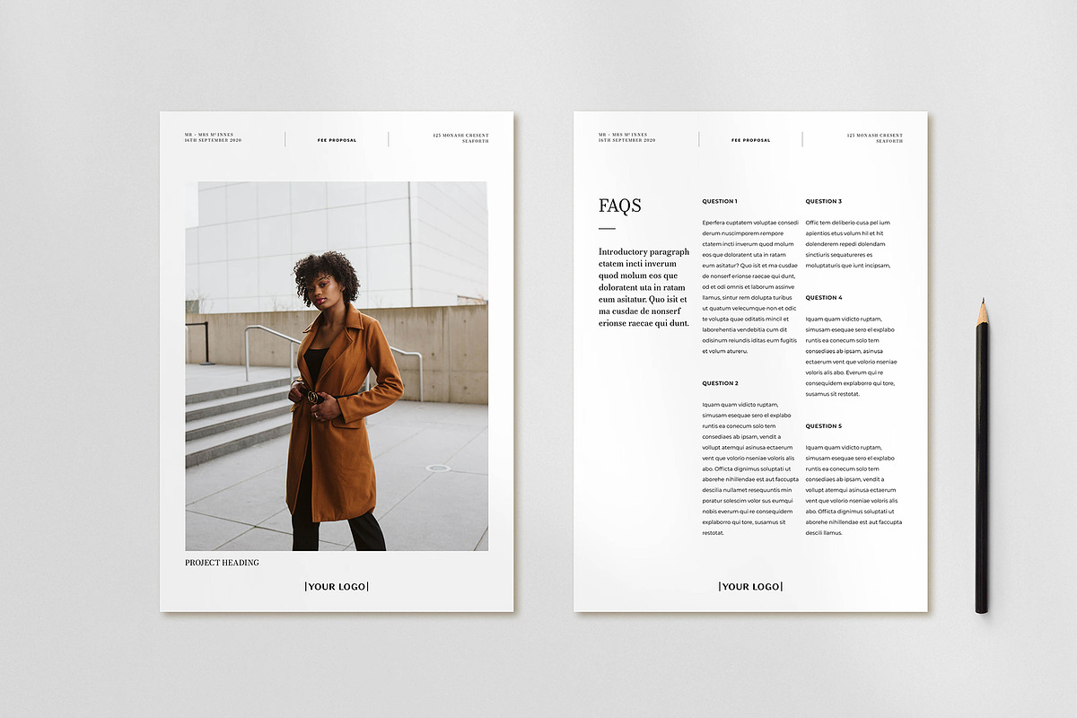 The AC - Proposal Template, a Presentation Template by The Design Order ...