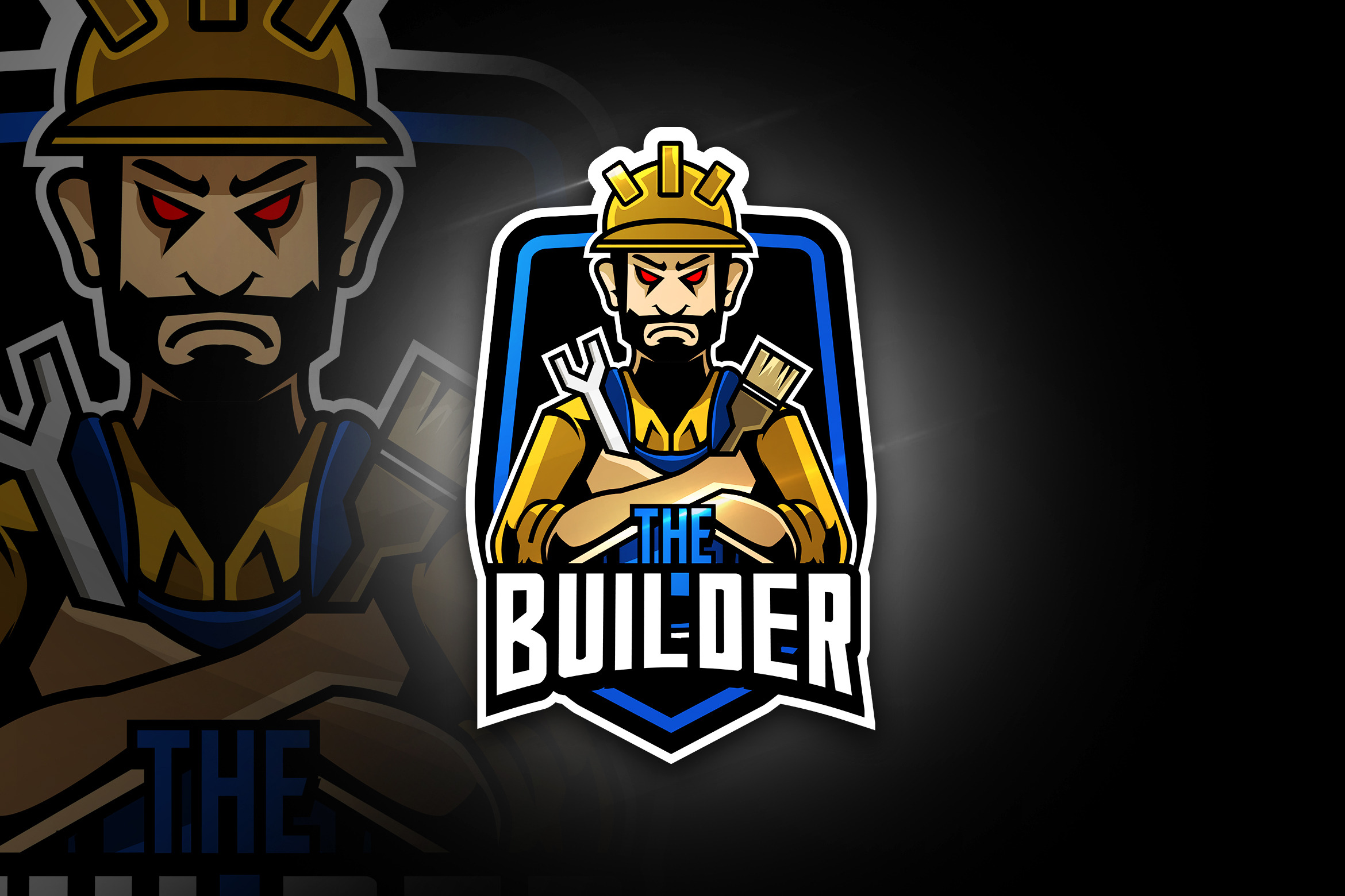 The Builder - Mascot & Esport Logo, a Branding & Logo Template by AQR ...