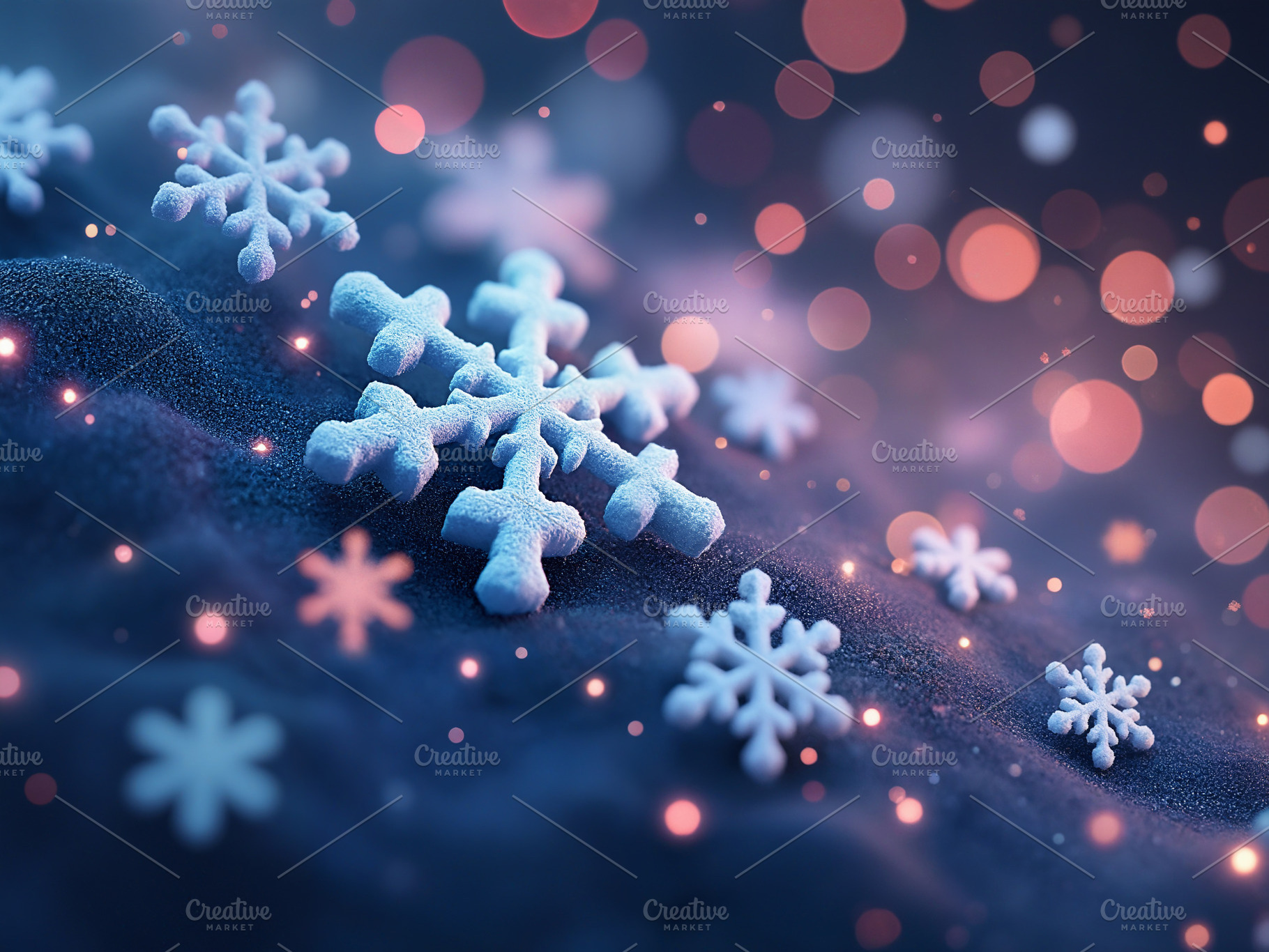 Snowflake Night Light Background, a Background Photo by h.utomo