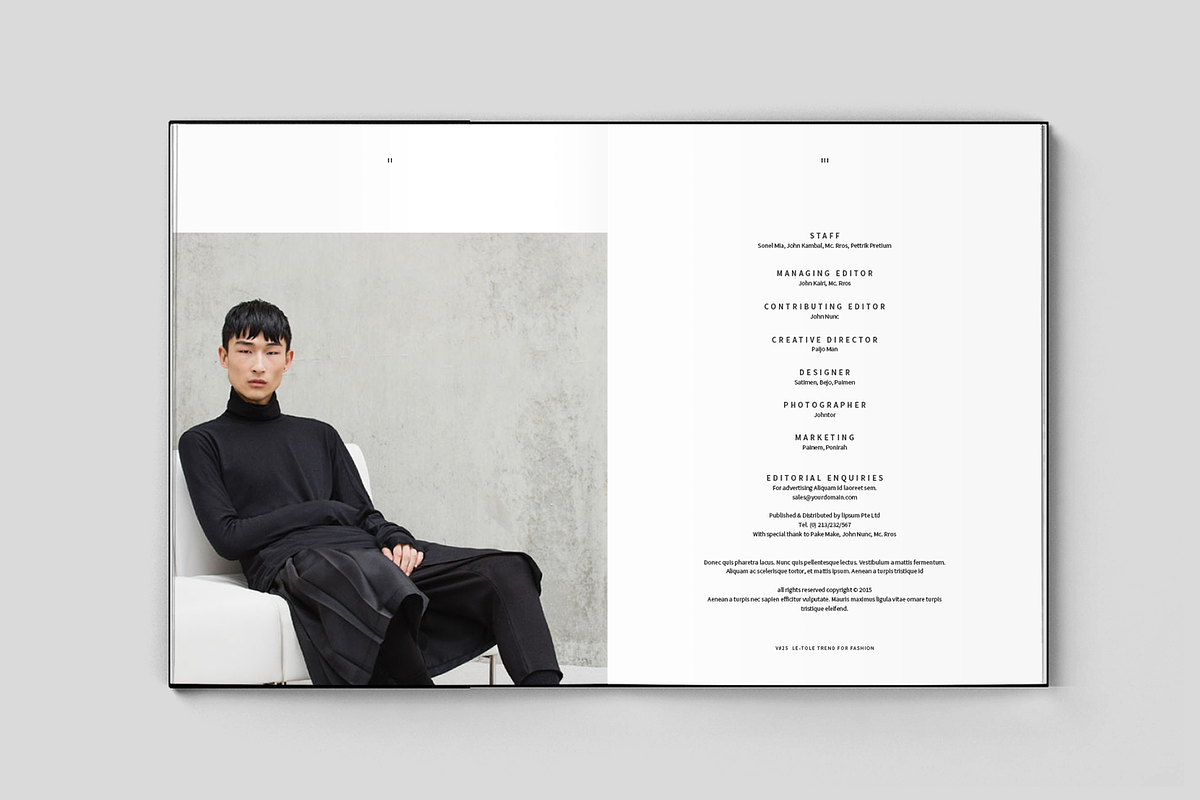 Le-Tole Magazine, a Magazine Template by BOXKAYU
