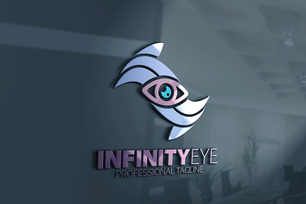 Infinity Eye Logo, a Branding & Logo Template by essegraphic