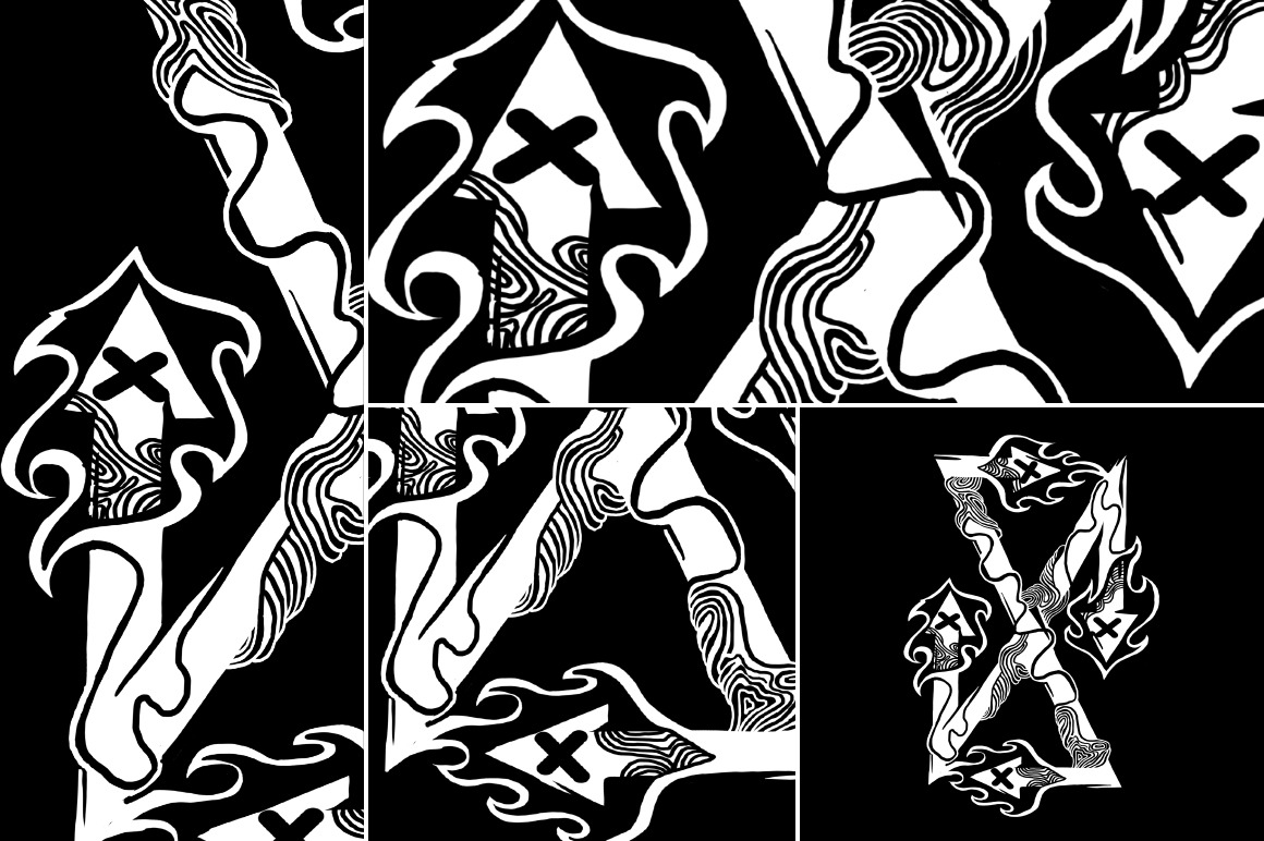 Symbol X | T-shirt design, an Illustration by Design by sebrodbrick