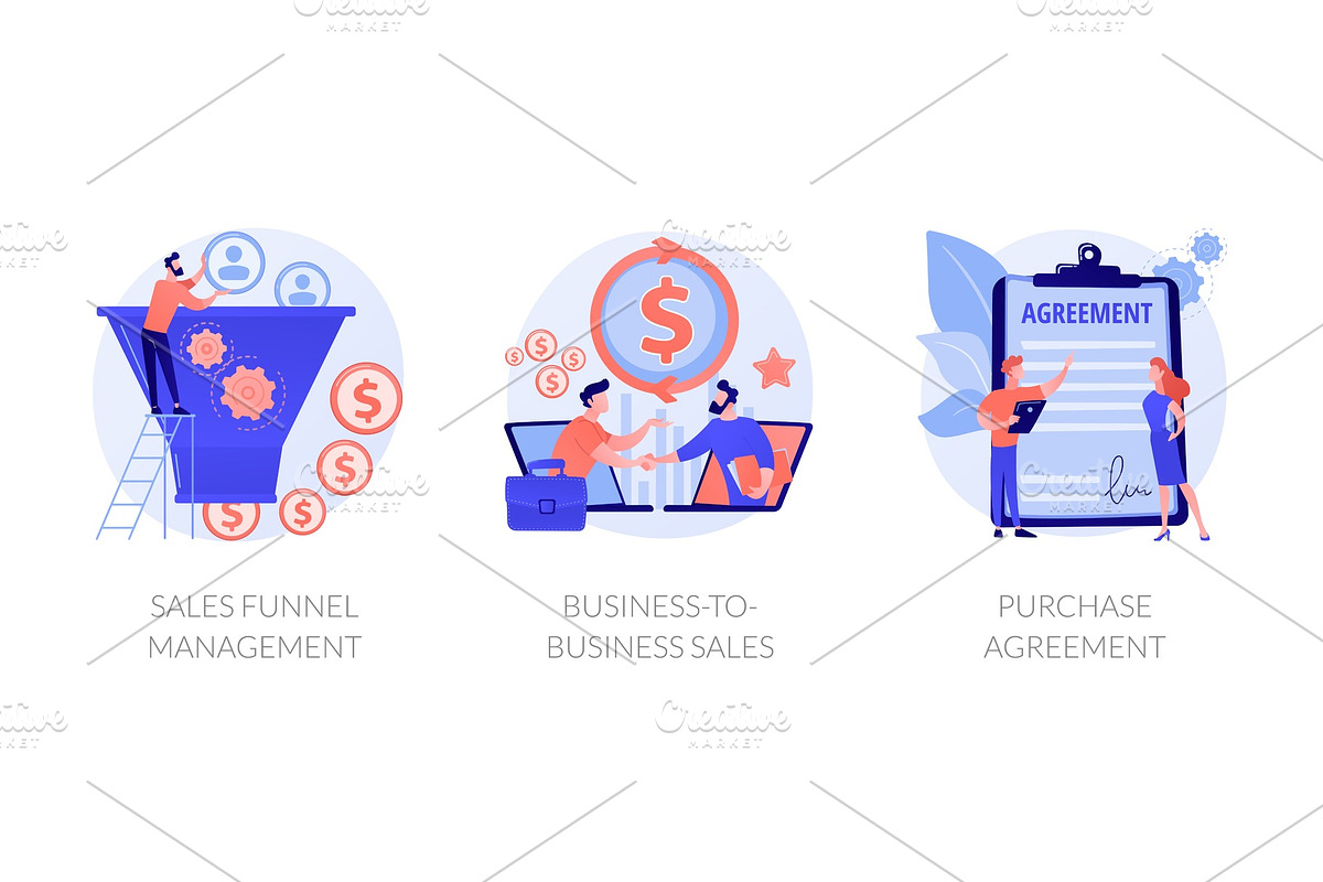Sales management vector concept, a Work Illustration by Visual Generation