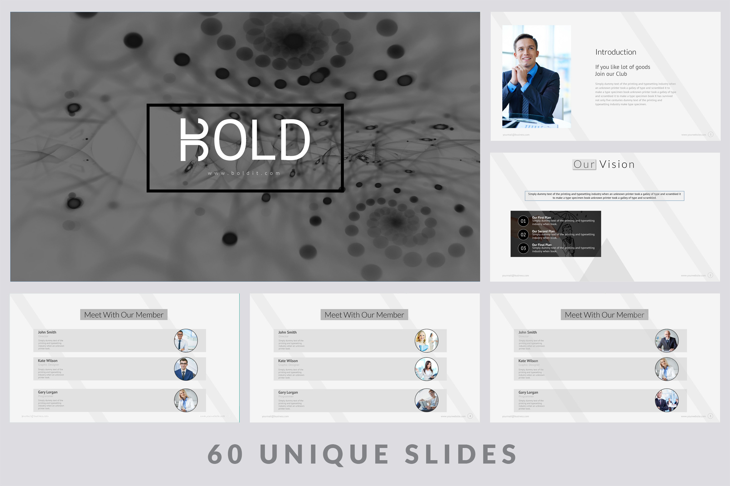 Bold PowerPoint Presentation, a Presentation Template by ZAAS