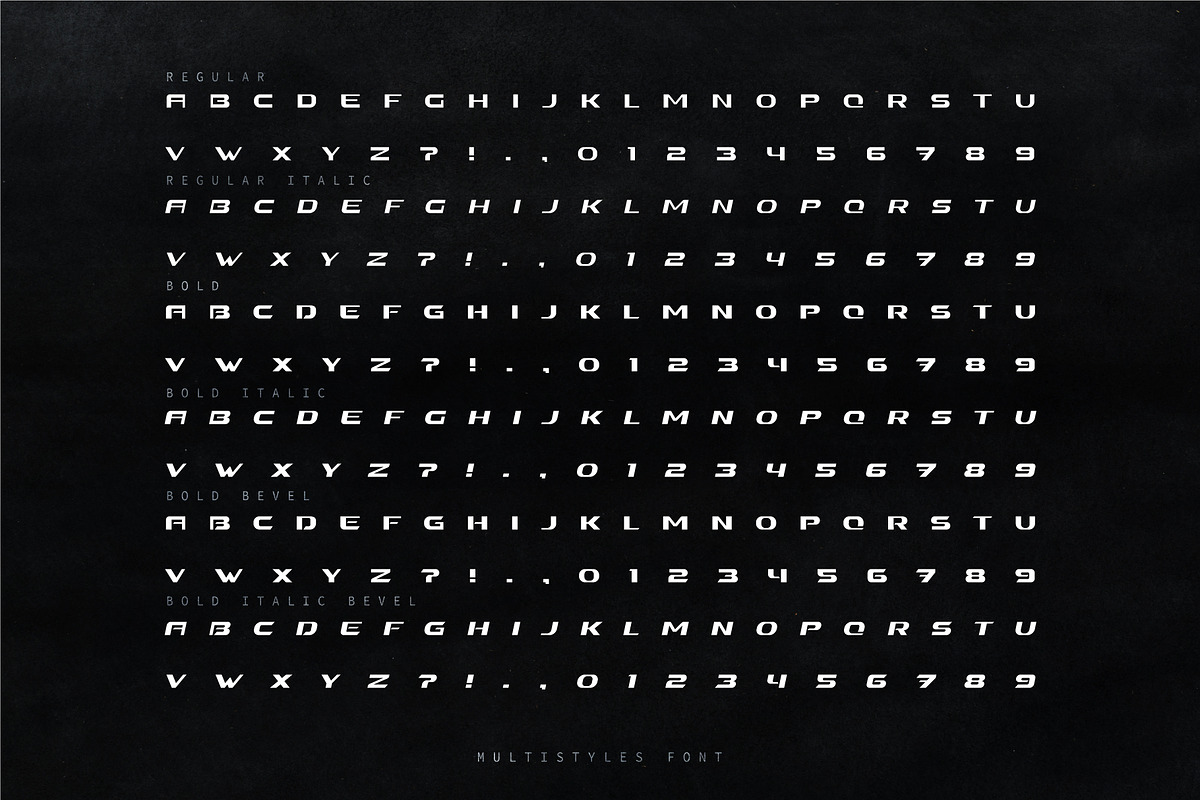 Car Headline Font, a Sans Serif Font by artyway