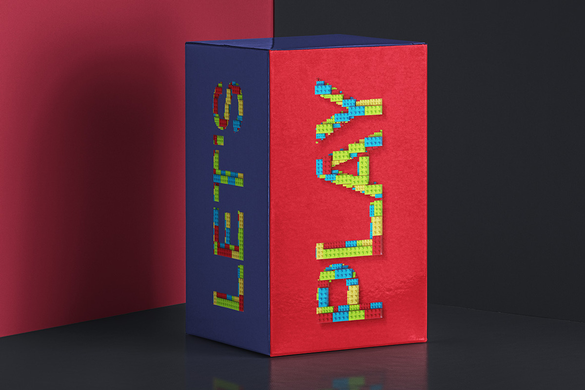 Lego Scatter Font, a Font by Handmadefont