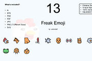 Freak Emoji, an Emoji Icon by Vector Stall