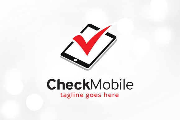 Check Mobile Logo Template, a Branding & Logo Template by gunaonedesign