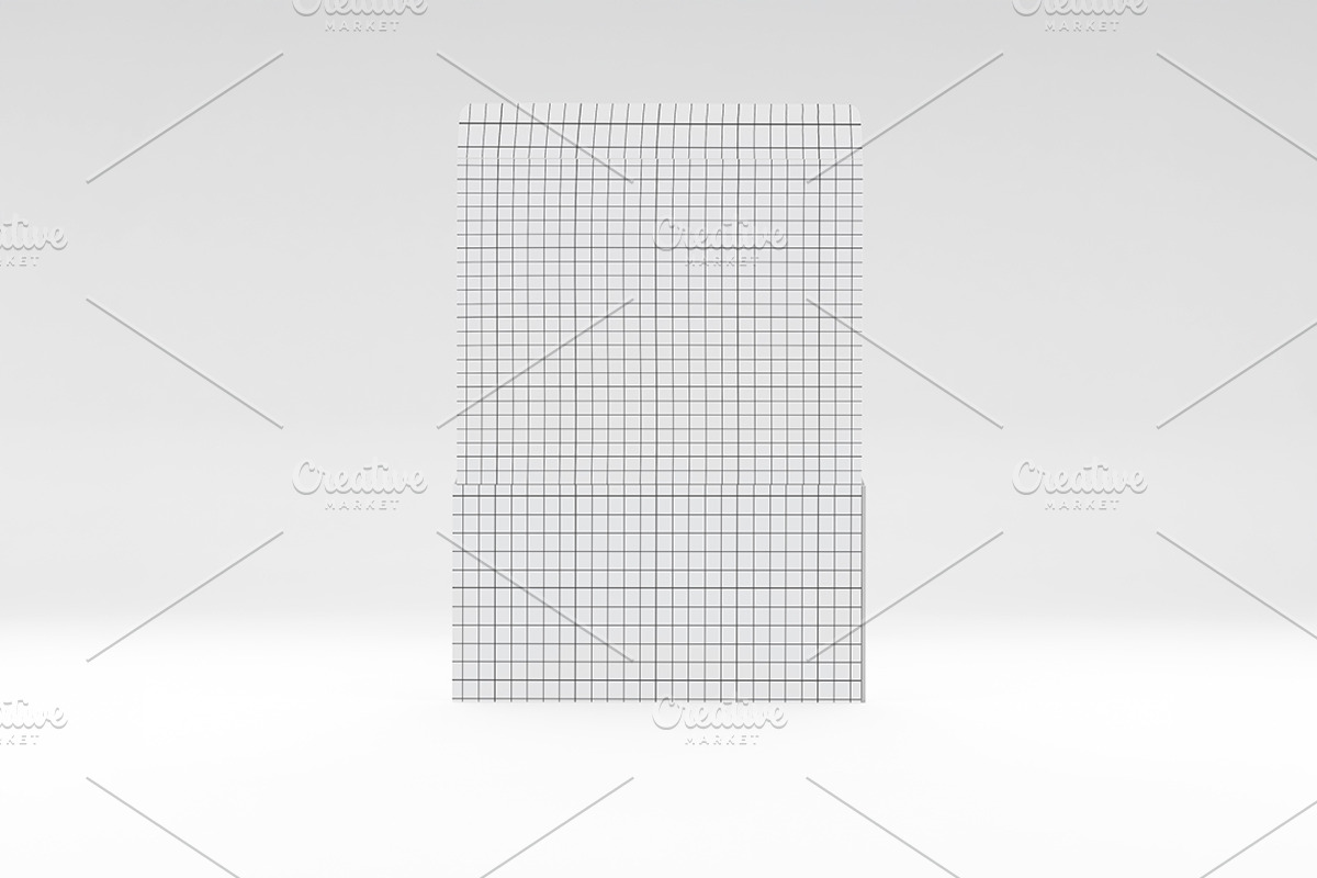 Flat Square Box Mockup, a Packaging Mockup by Qaleb Studio