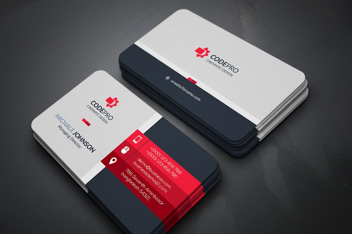 Pro Business Card, a Business Card Template by Genereux Art