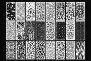 Set of 50 decorative panels, a Graphic by CncCutModel | Creative Market