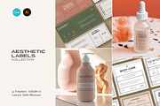 Aesthetic Label Collection CANVA, a Templates & Theme by AndrewPixel