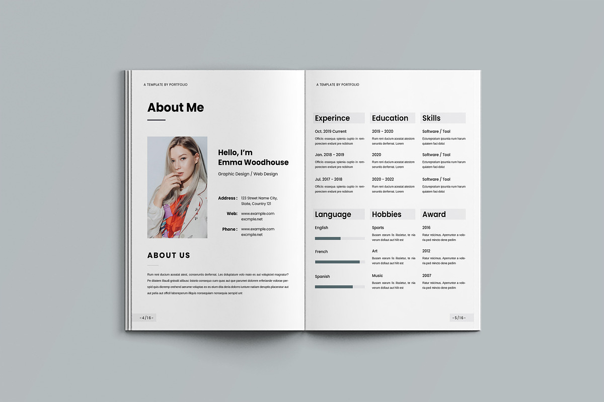 Creative Portfolio Template, a Templates & Theme by evgenystudio