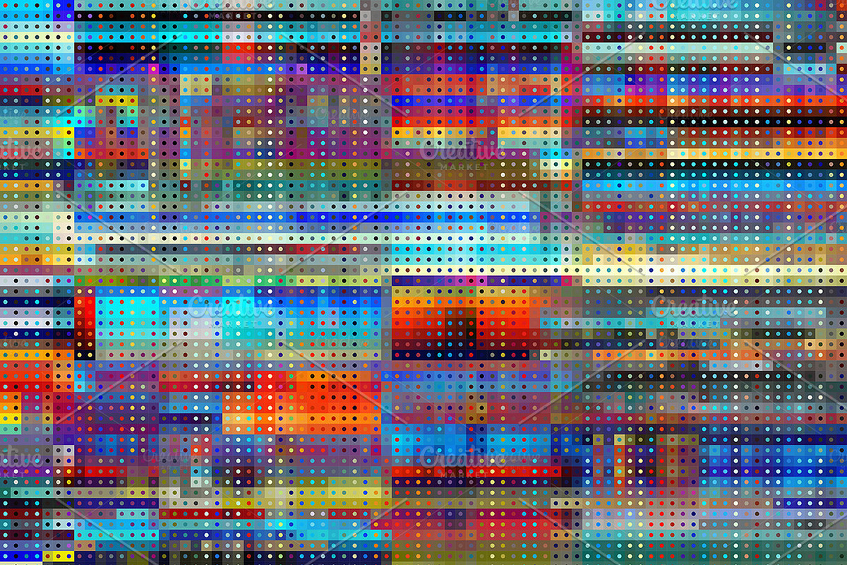 15 glitch vector textures, a Texture Graphic by tkdesign