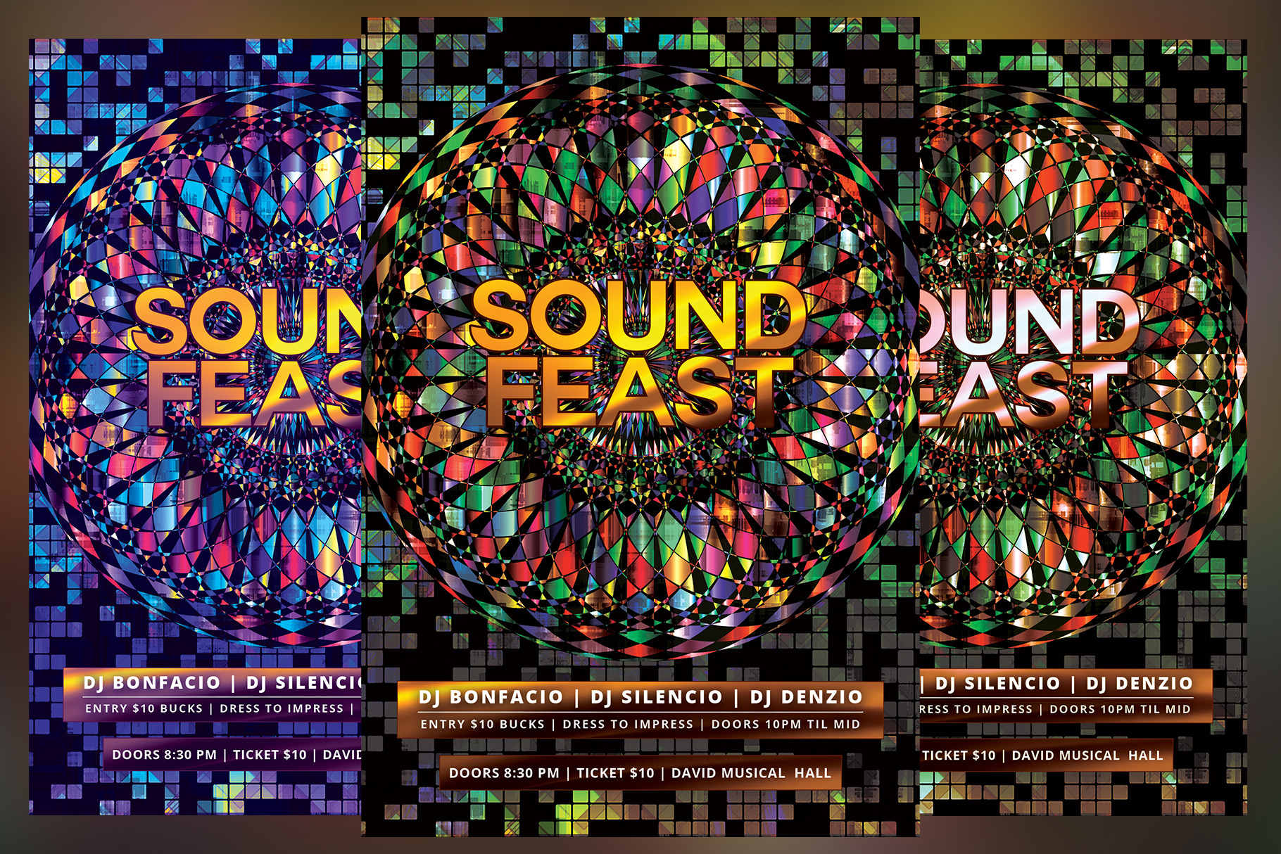 Sound Feast Flyer, a Flyer Template by KiraYamato Design Studio