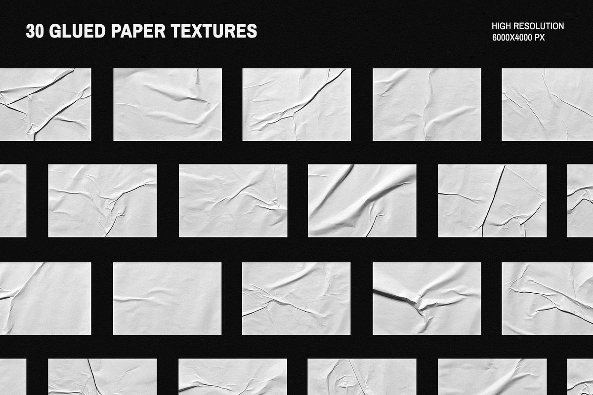 Glued Paper Textures, a Texture Graphic by Gravito
