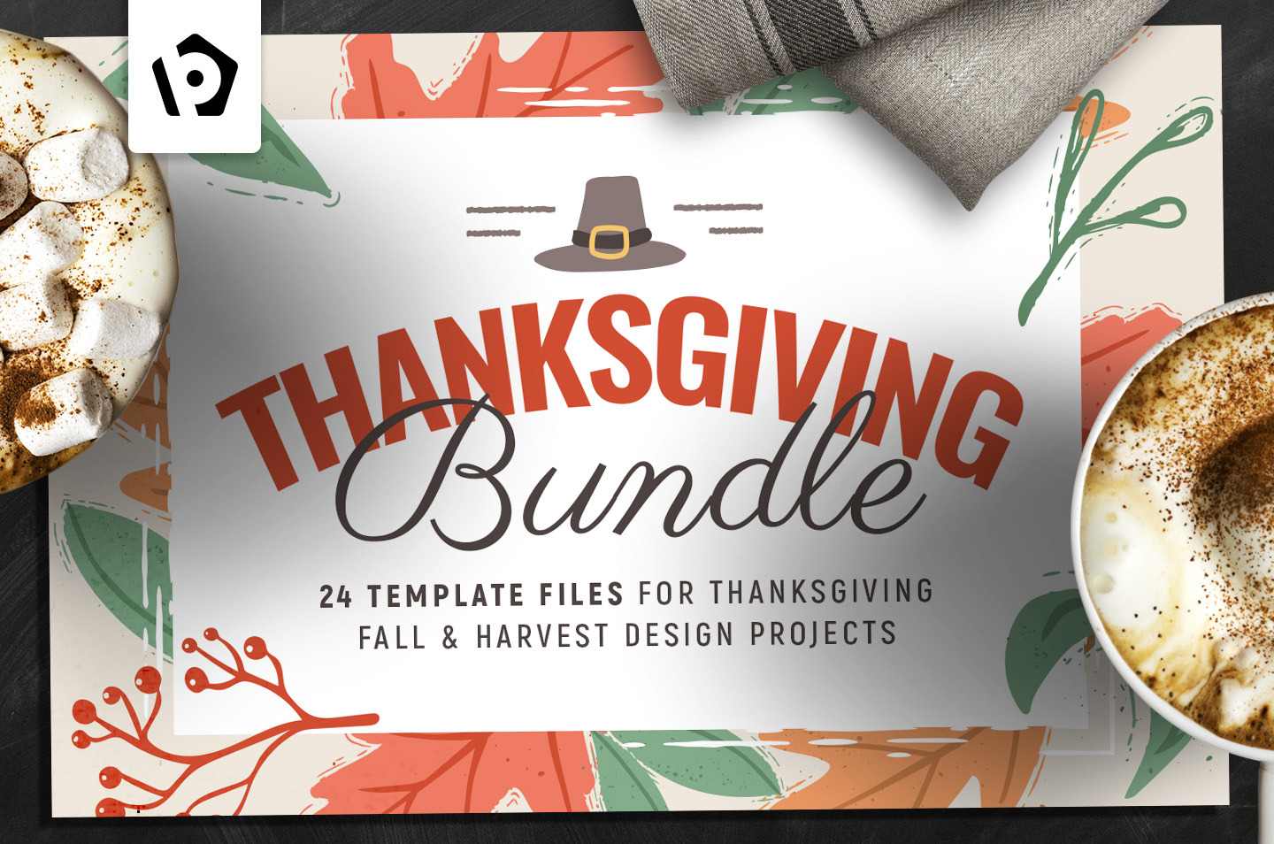Thanksgiving Flyer / Poster Bundle, a Flyer Template by BrandPacks