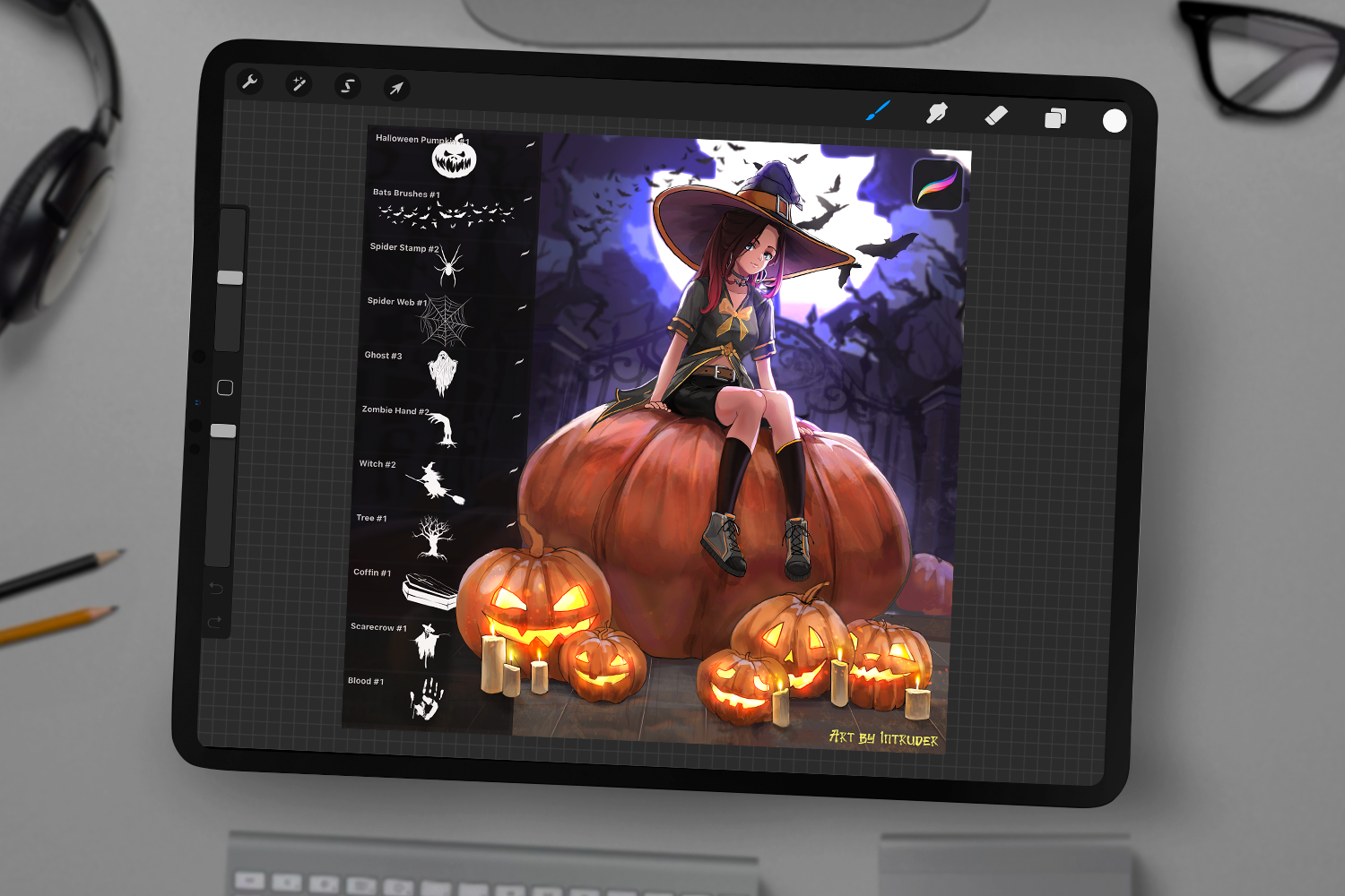 Halloween Brushes for Procreate