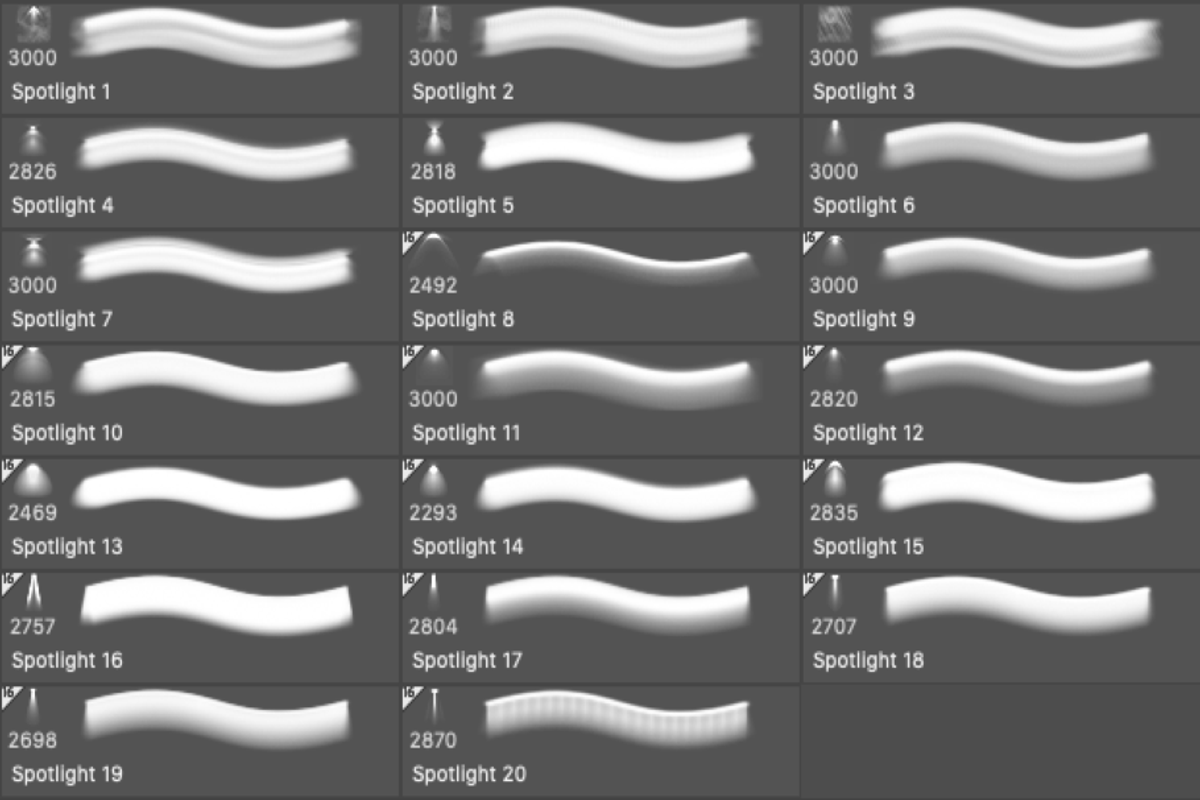 Spotlight photoshop Brushes
