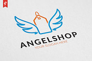 Angel Shop Logo, a Branding & Logo Template by ft.studio