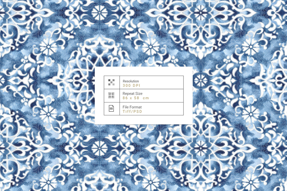 Rangoli, watercolour Print Patterns., a Pattern Graphic by TSTUDIO ...