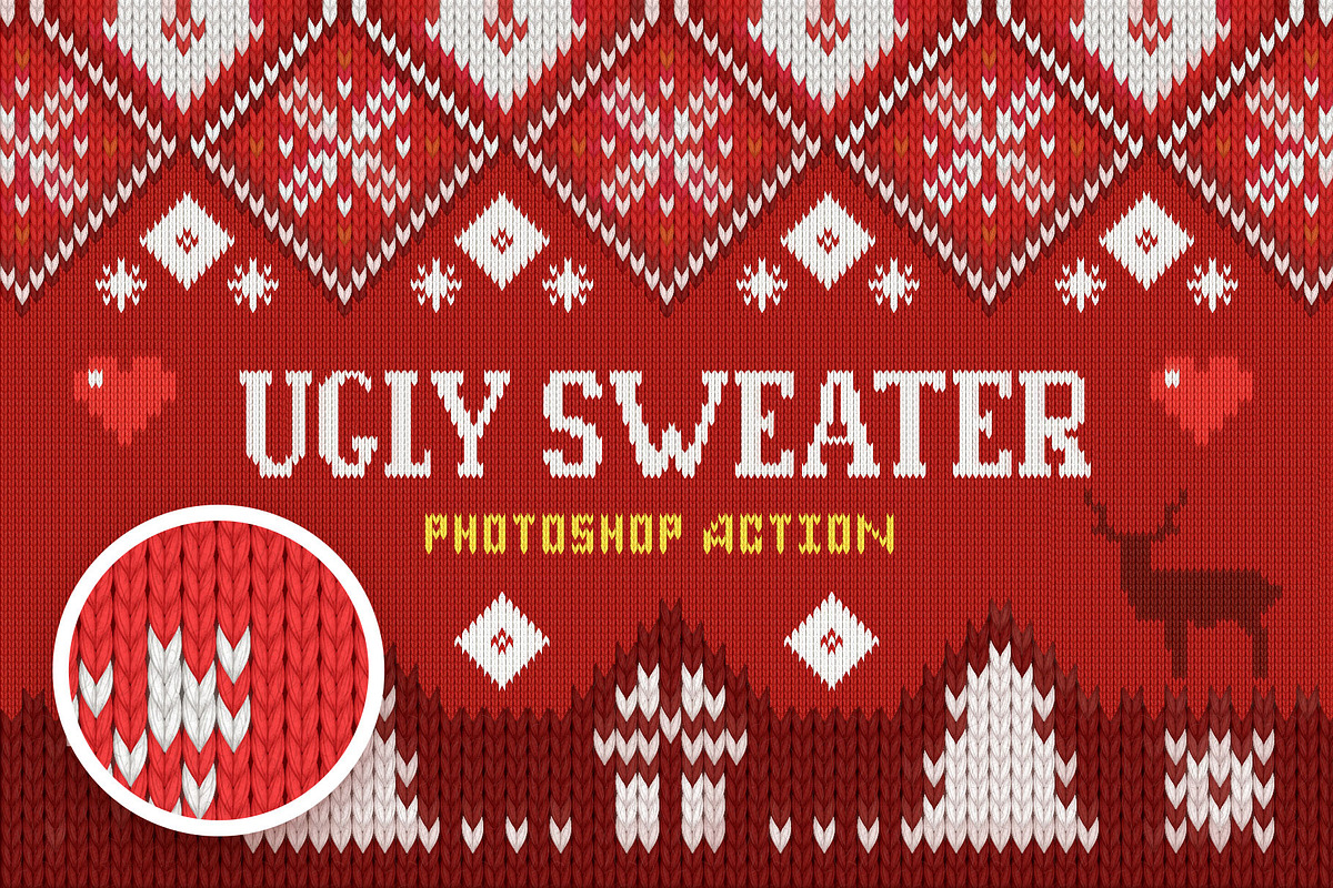 Ugly Christmas Sweater Action, an Action Add-On by pixelbuddha.net