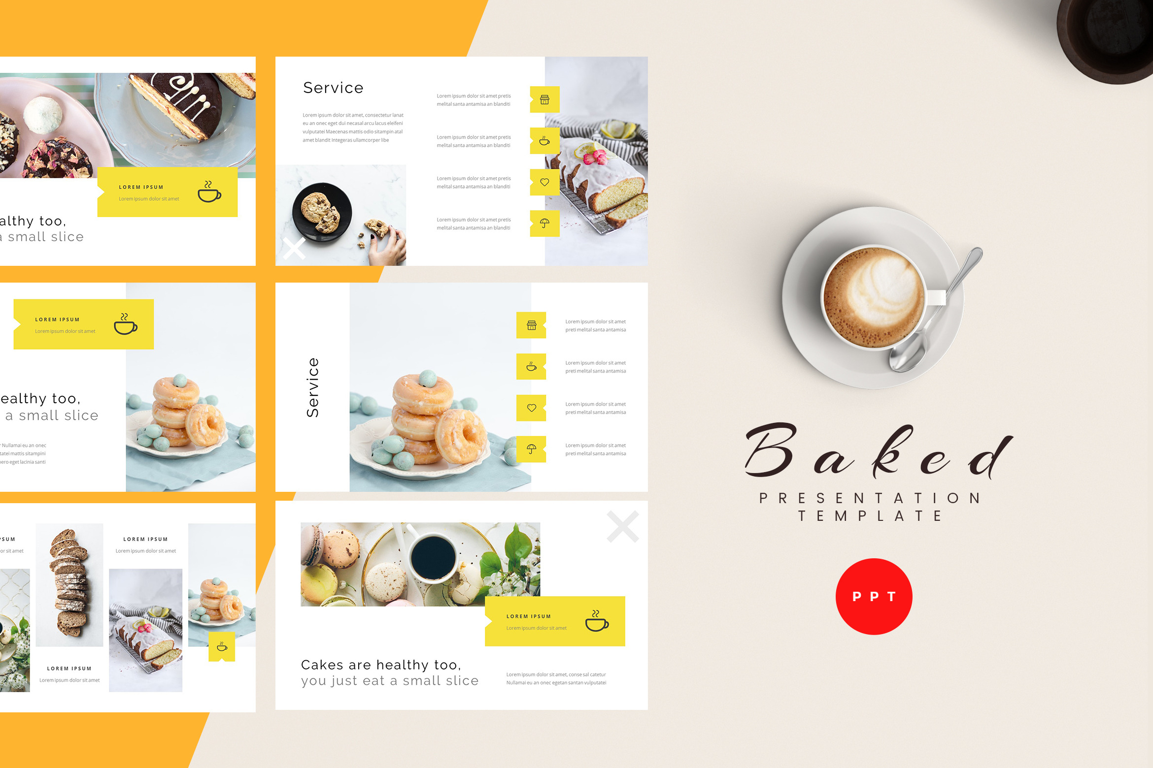 Baked - Bakery Powerpoint Template, a Presentation Template by ...