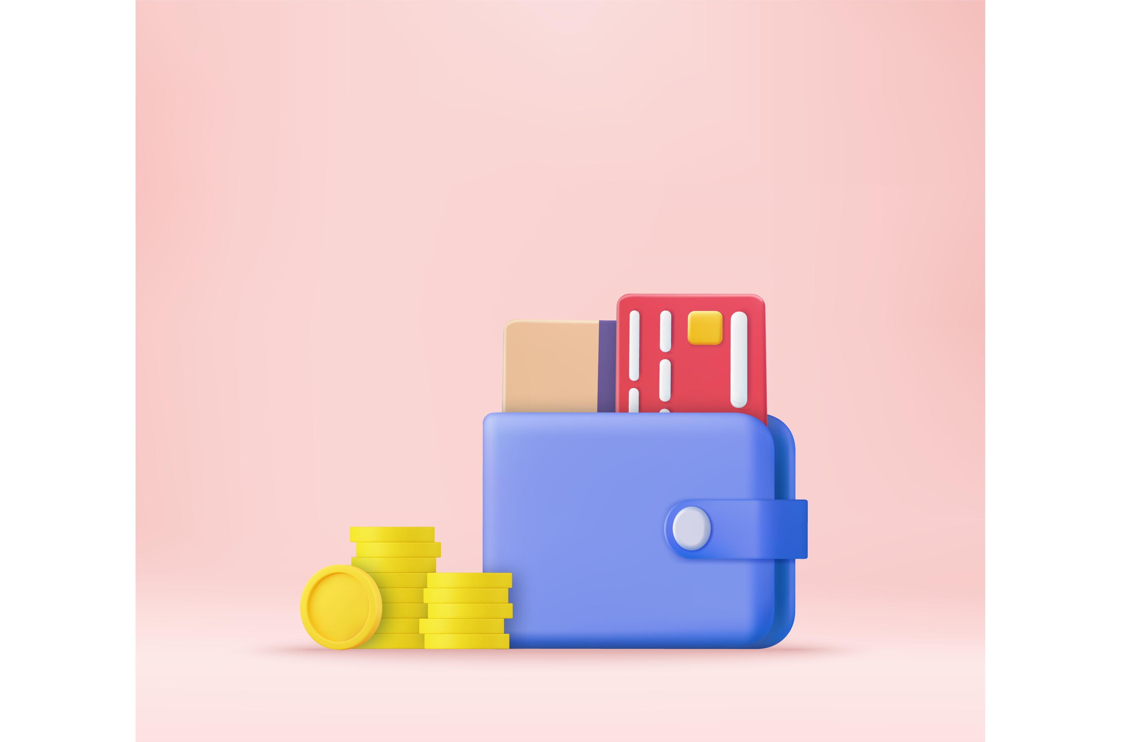 3D Money Saving icon concept, a Finance Illustration by ModVector