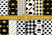 Graduation Seamless Pattern Set, a Pattern Graphic by LaBelezokaDesign