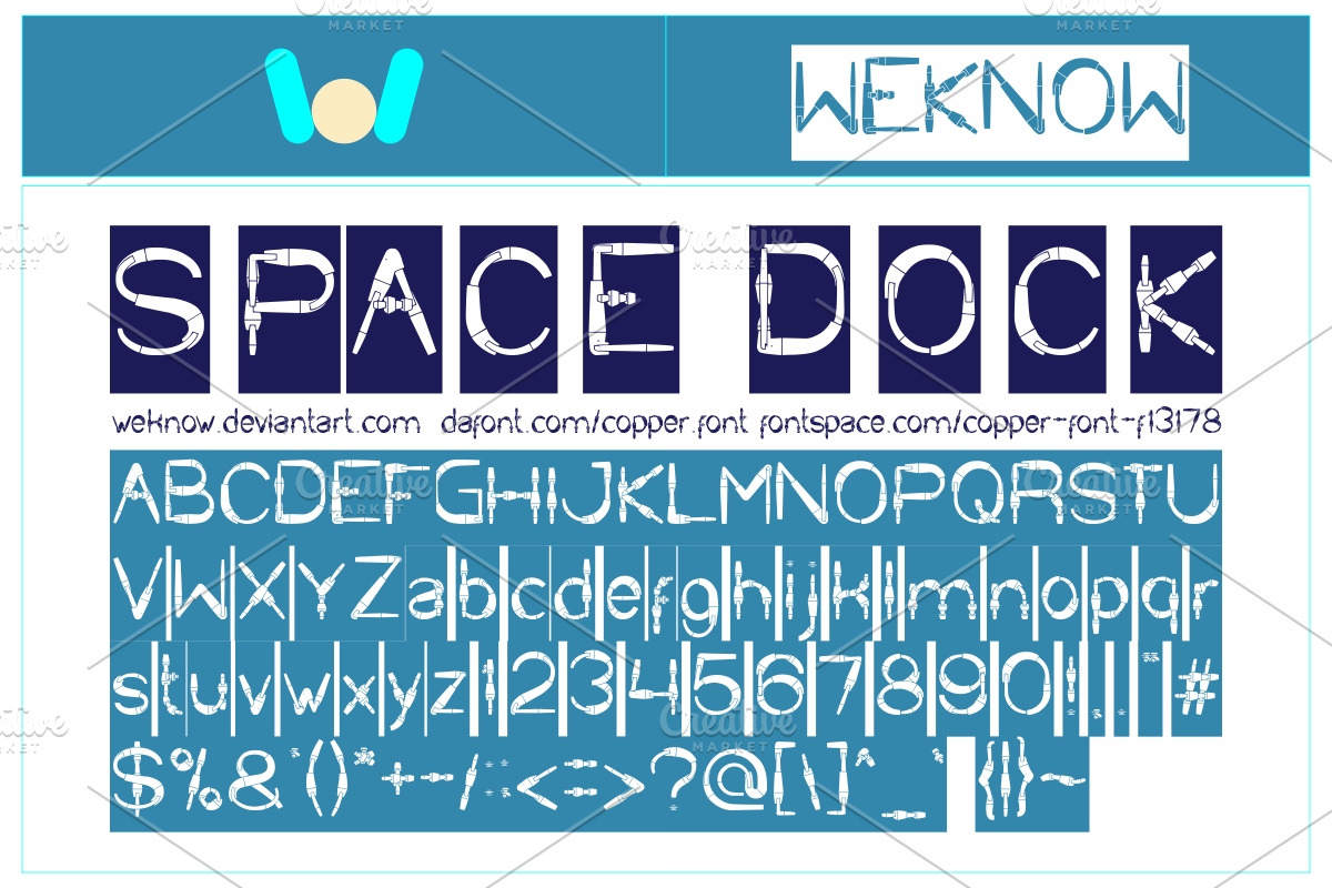 copper font | Creative Market