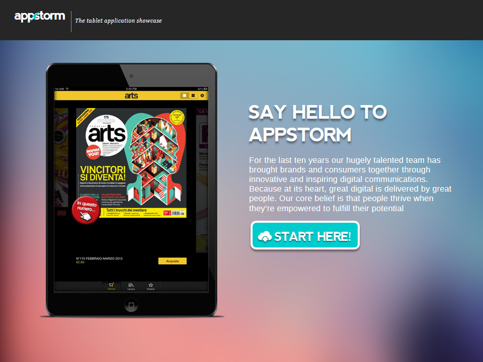 Appstorm Showcase PowerPoint, a Presentation Template by Warna Works