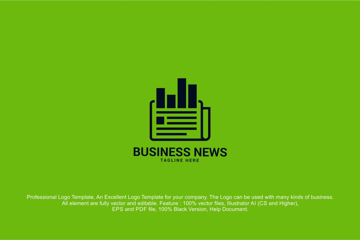 Business News Logo, a Branding & Logo Template by PutraCetol Studio