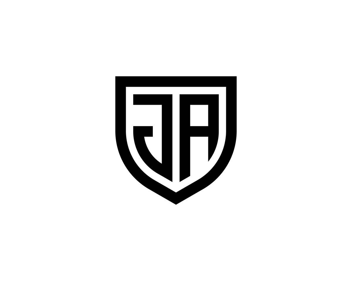 JA logo design vector template, a Branding & Logo Template by xcoolee
