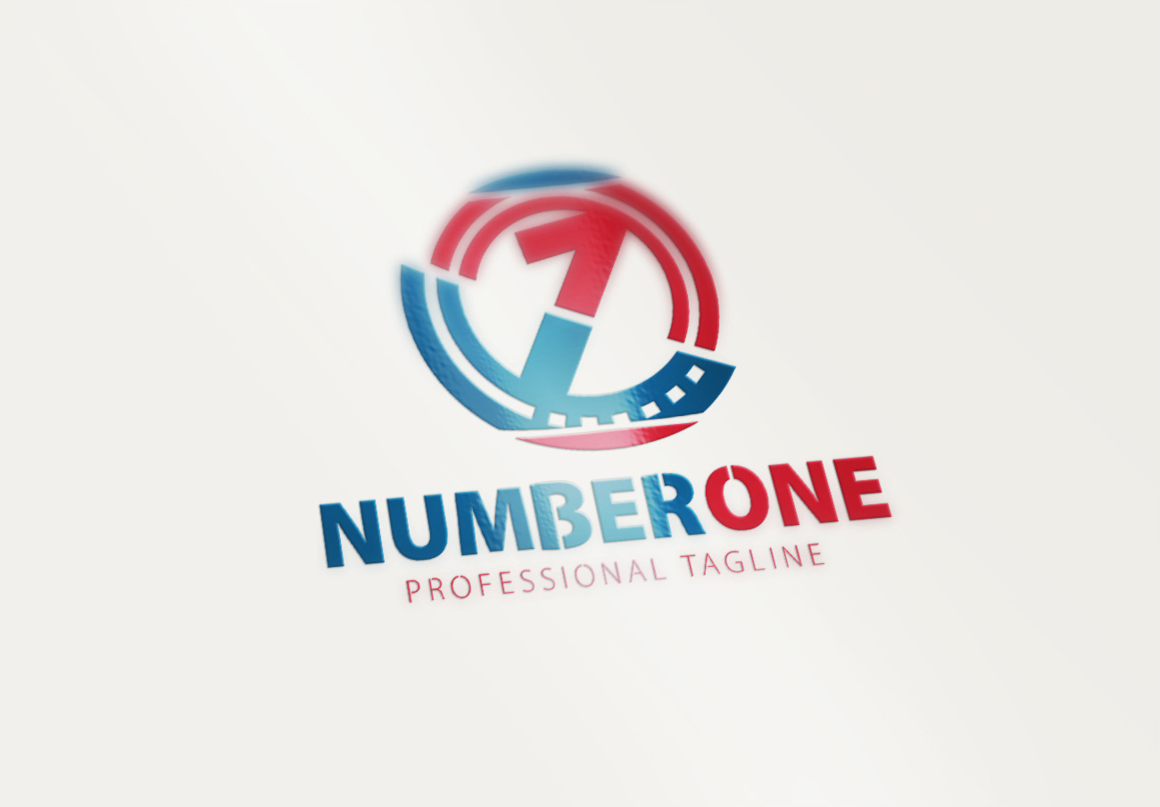 Number One Logo, a Branding & Logo Template by Creative Dezing