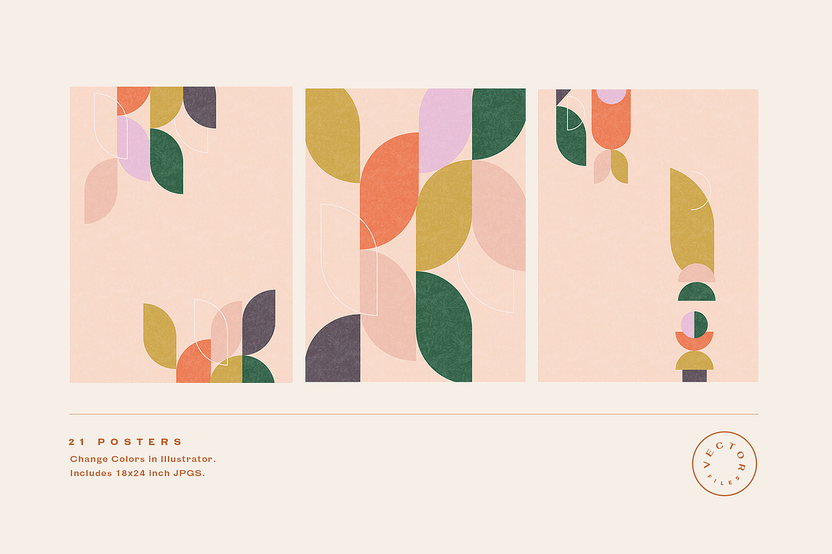 Geometric Posters, Shapes & Patterns