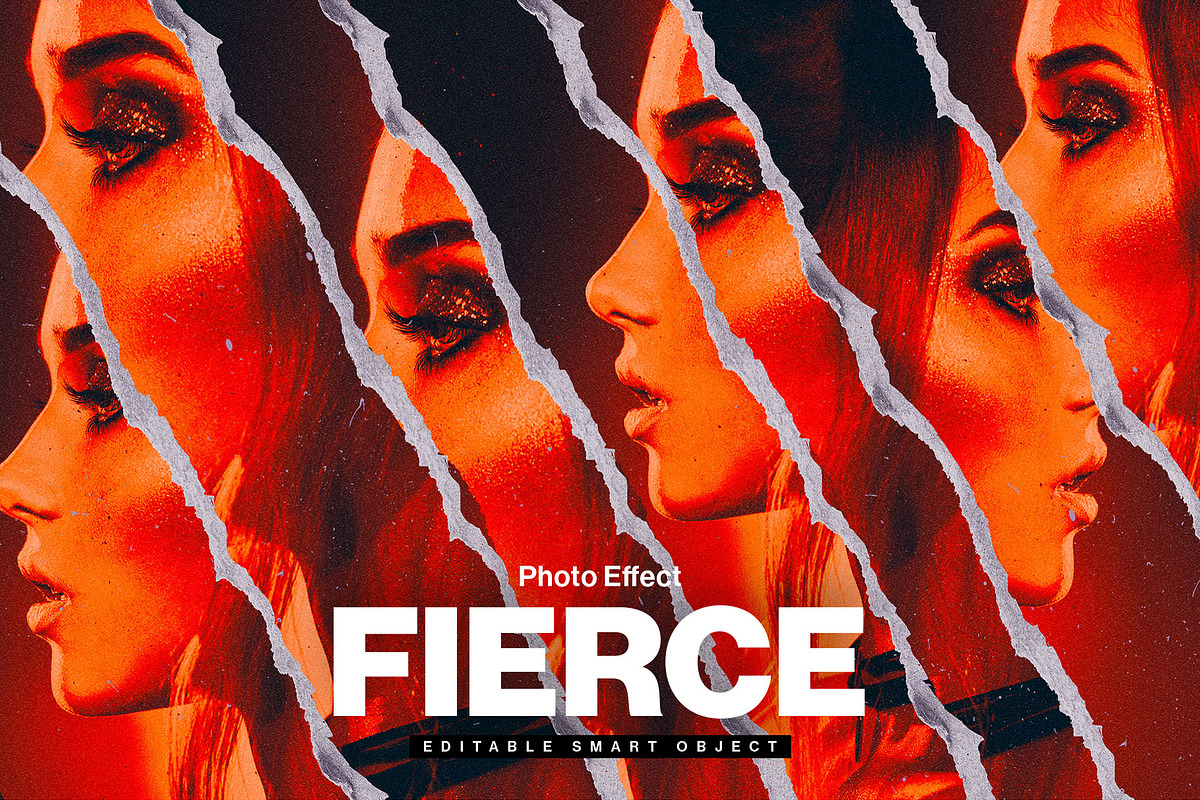 Torn Paper Tear Photo Effect Templat, a Layer Style Add-On by ...