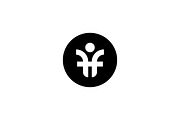 Letter HF FH FF FHF People Logo, a Branding & Logo Template by onripusindo