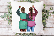 Best friends big size +, a Person Illustration by Elenbushe