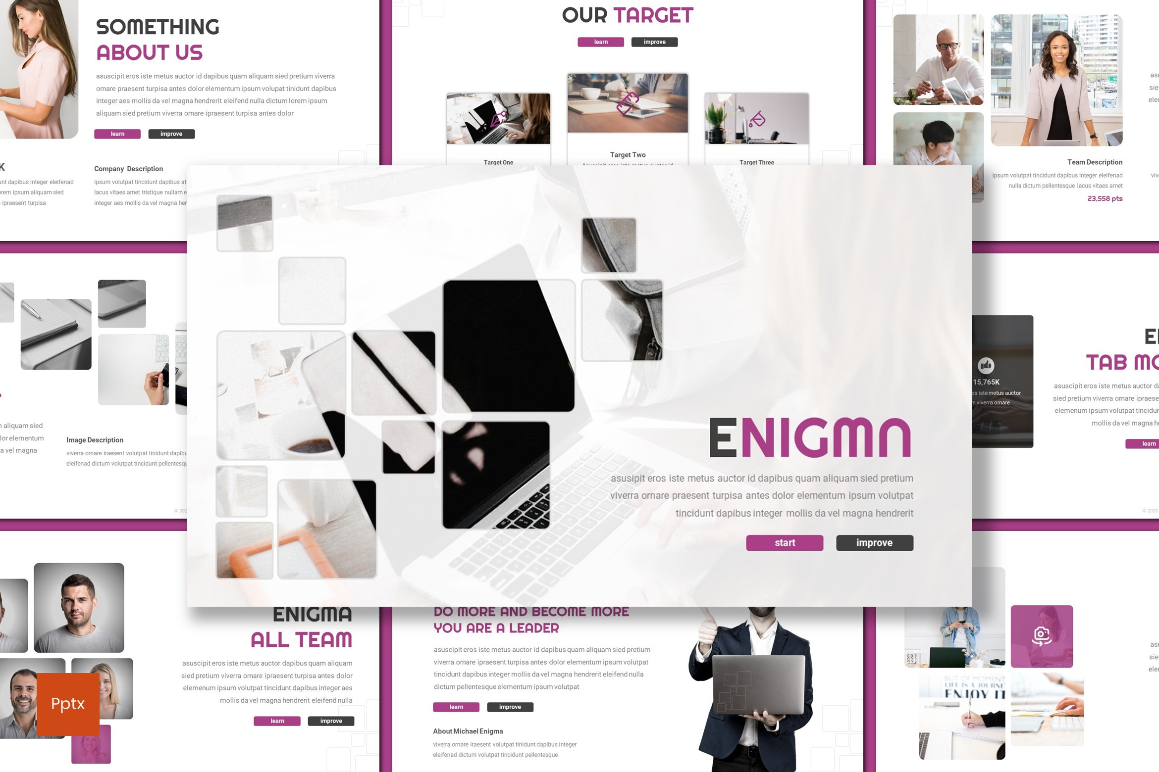 Enigma - Powerpoint Template, a Presentation Template by inspirasign