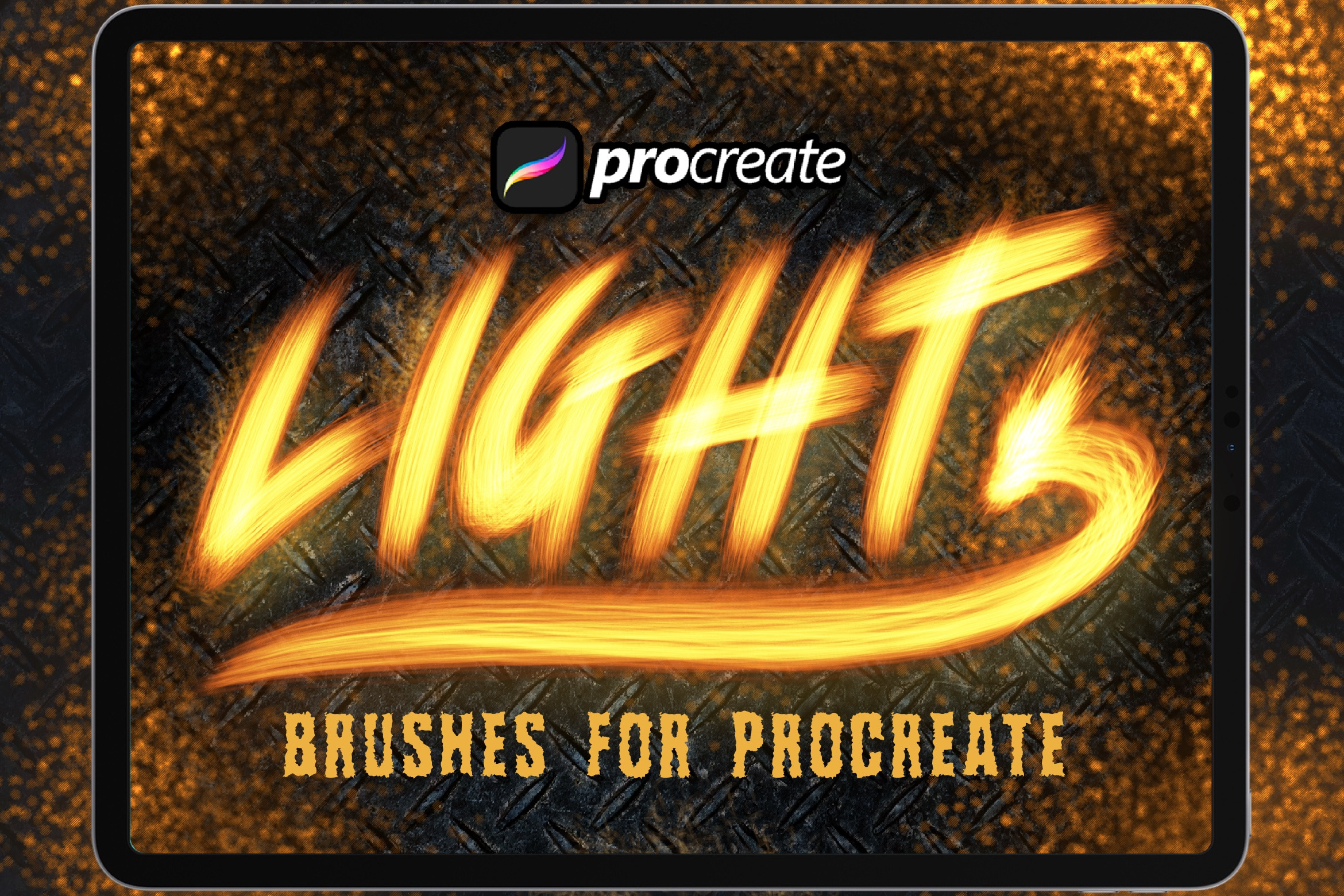 Dans Light Brush Procreate, a Brush Add-On by dansdesign