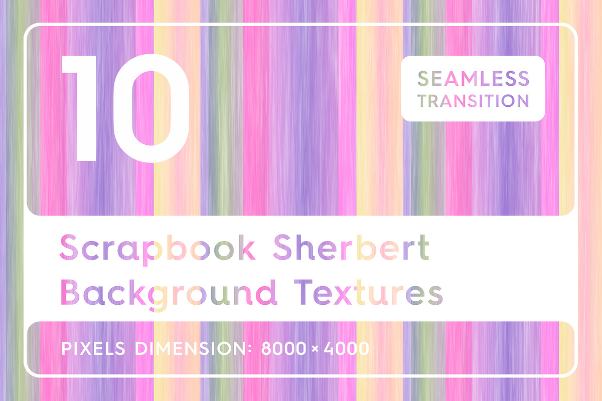 10 Scrapbook Sherbert Textures, a Texture Graphic by Textures & Backgrounds