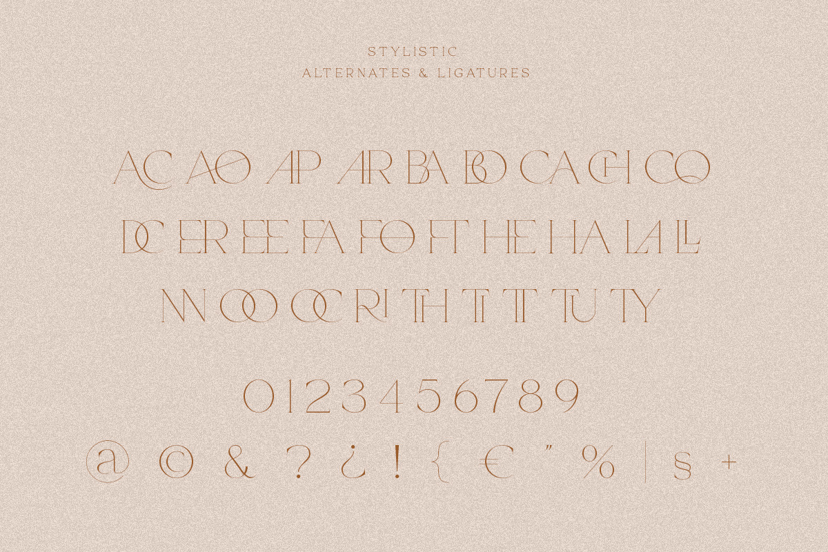 CiaoMilan - Modern Ligature Serif, a Serif Font by ClevUs