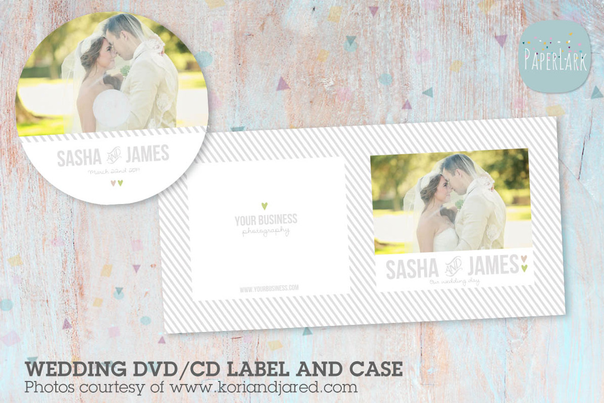 DW001 DVD/CD Label and Case, a Presentation Template by Paper Lark ...