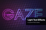 Light Text Effects, a Layer Style Add-On by GothLab | Creative Market